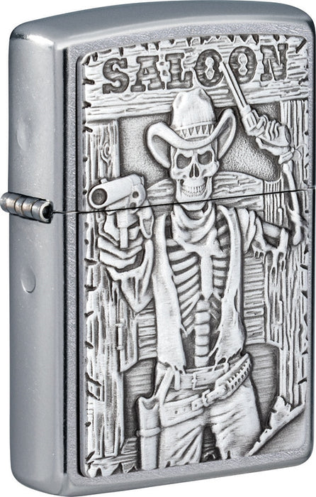 Zippo Saloon Skull Emblem Lighter 49298 – Nalno.com Outdoor Zippo Saloon Skull Emblem Lighter 49298 – Nalno.com Outdoor